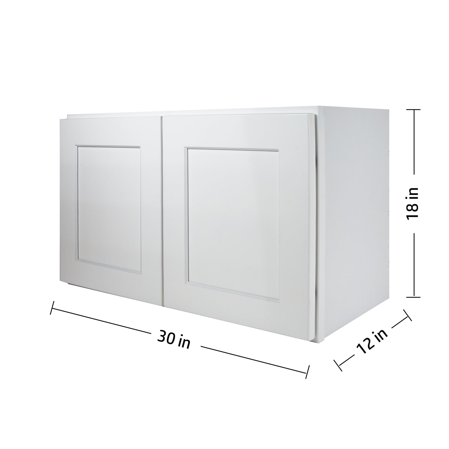 W3018 Shaker White Wall Bridge Cabinet – HOMLUX
